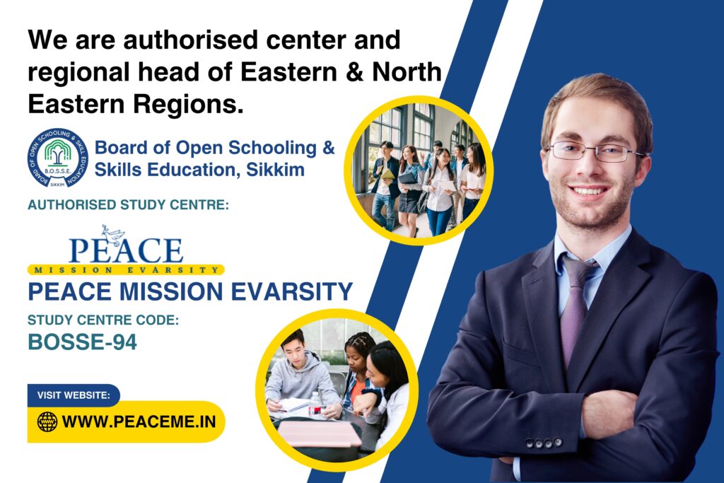 Regular / Online / Open Schooling – Peace Mission Evarsity